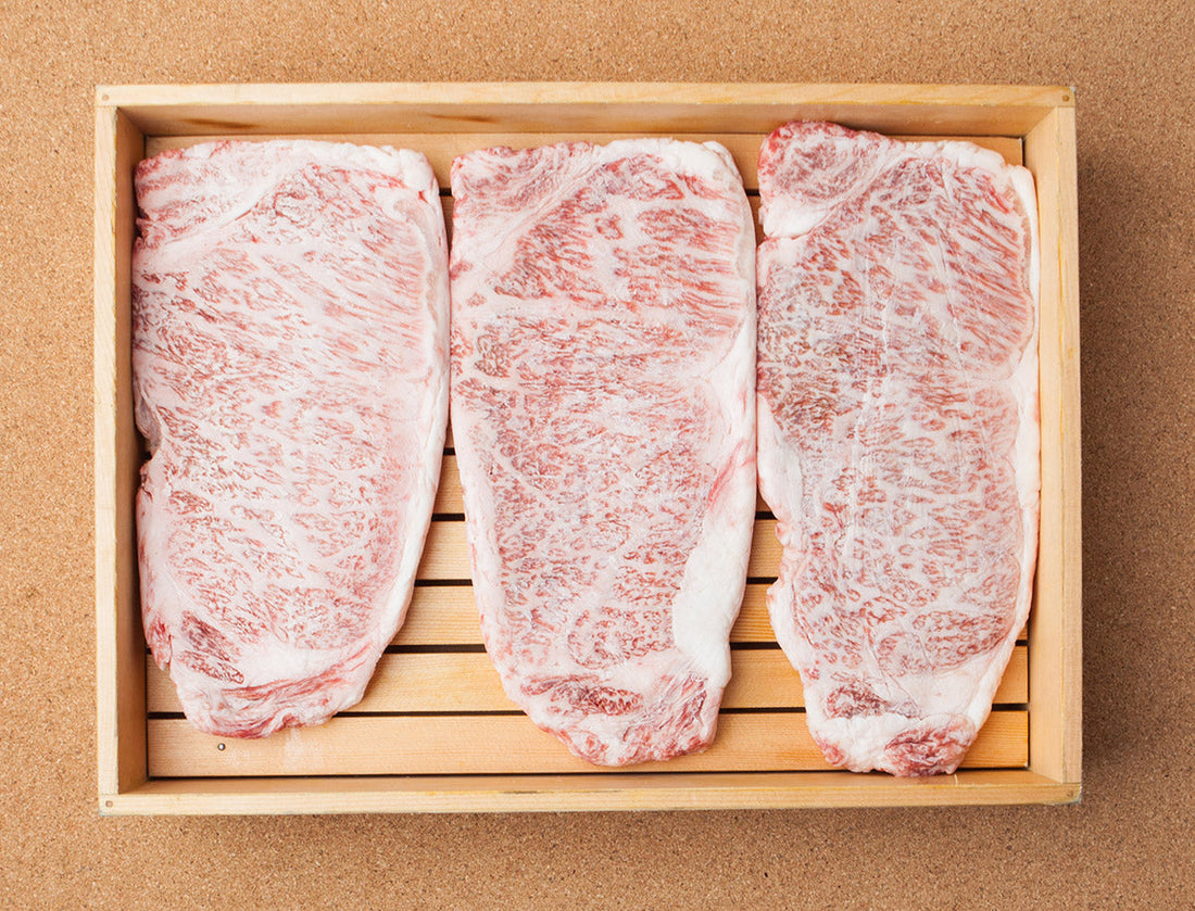 Matsusaka A5+ Wagyu Striploin BMS-12 – HolyGyu